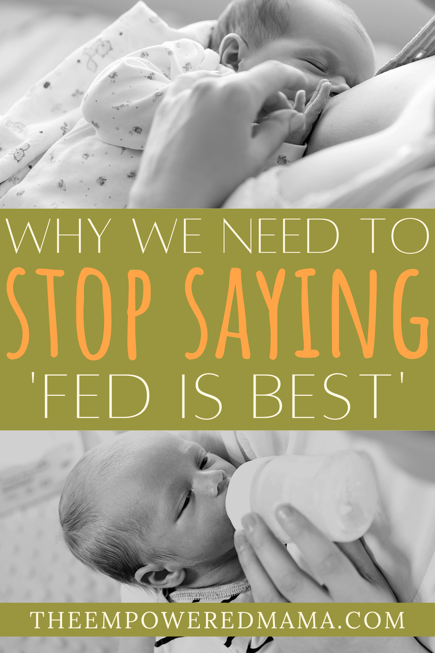 Why We Need To Stop Saying 'Fed Is Best' - The Empowered Mama