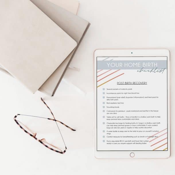 The 5 Home Birth Checklists You Need To Use - The Empowered Mama